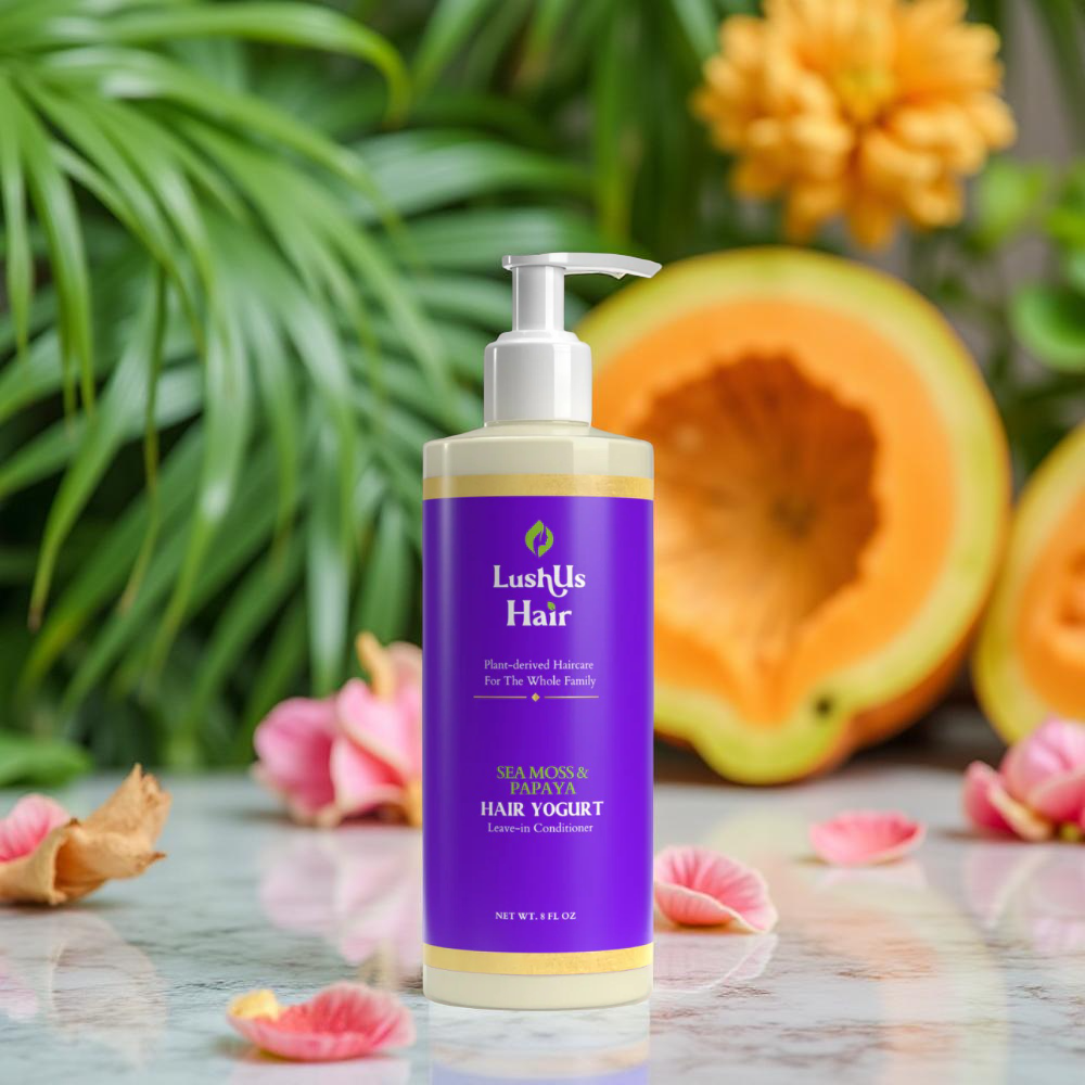 Sea Moss & Papaya Hair Yogurt (Leave-in Conditioner/Daily Moisturizer ...