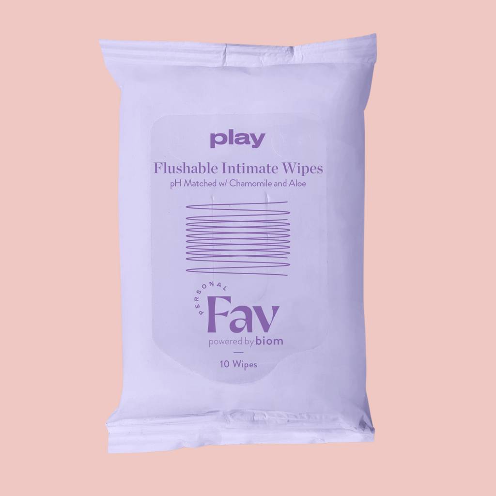 Play Flushable Intimate Wipes – AMP Beauty LA